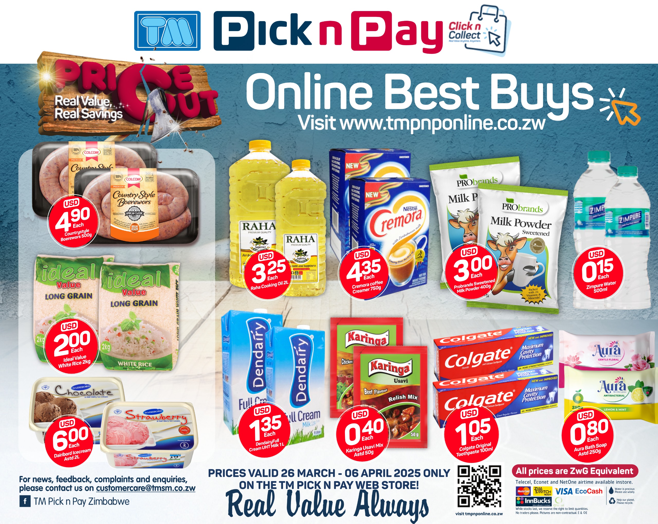 TM Pick n Pay - Online Shopping in Zimbabwe